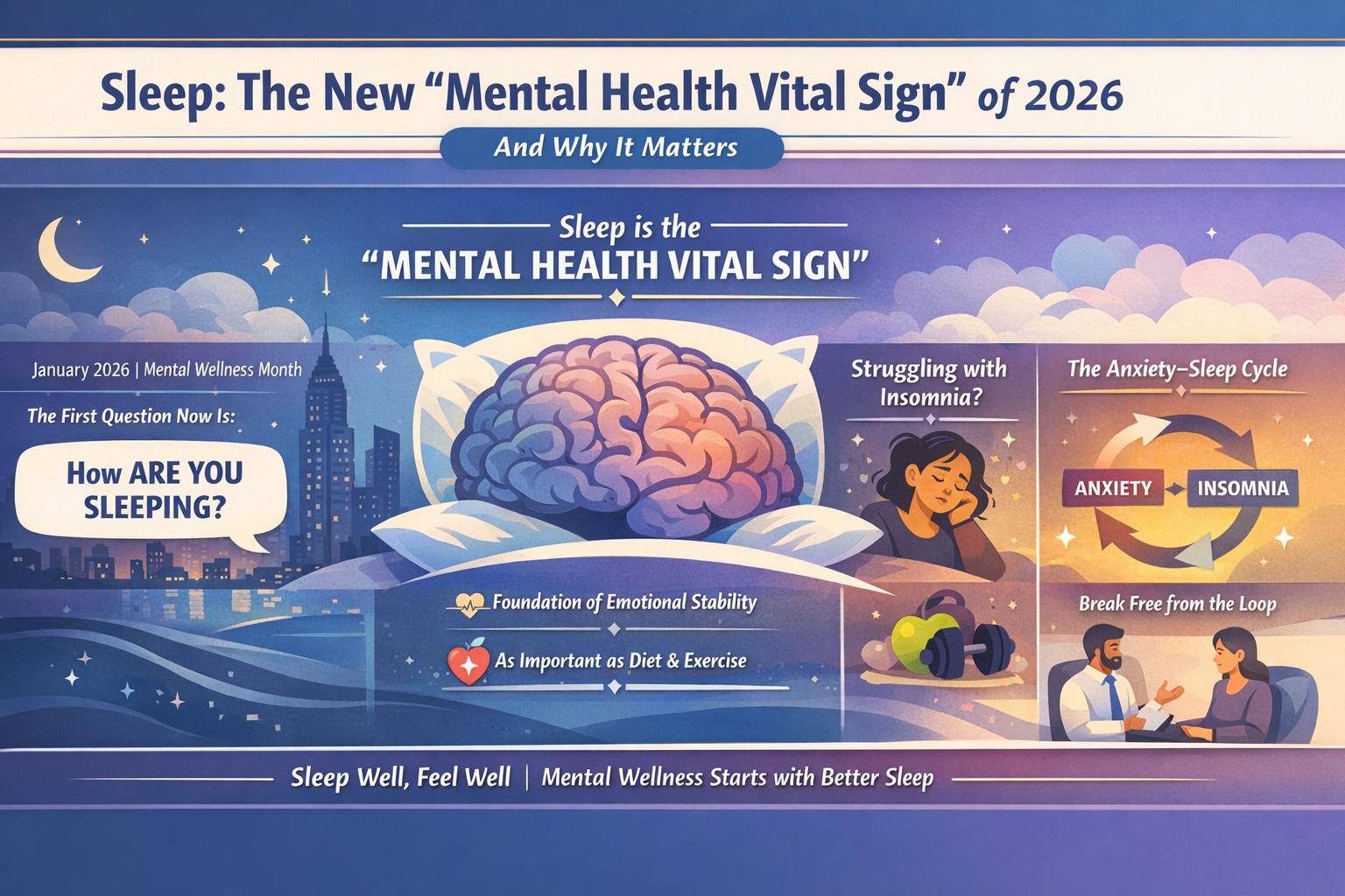 Sleep: The New "Mental Health Vital Sign" of 2026 (and Why It Matters)